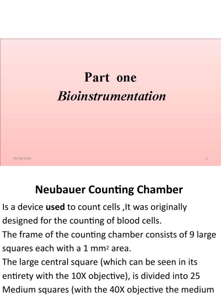 Part One Part One: Bioinstrumentation Bioinstrumentation | PDF ...