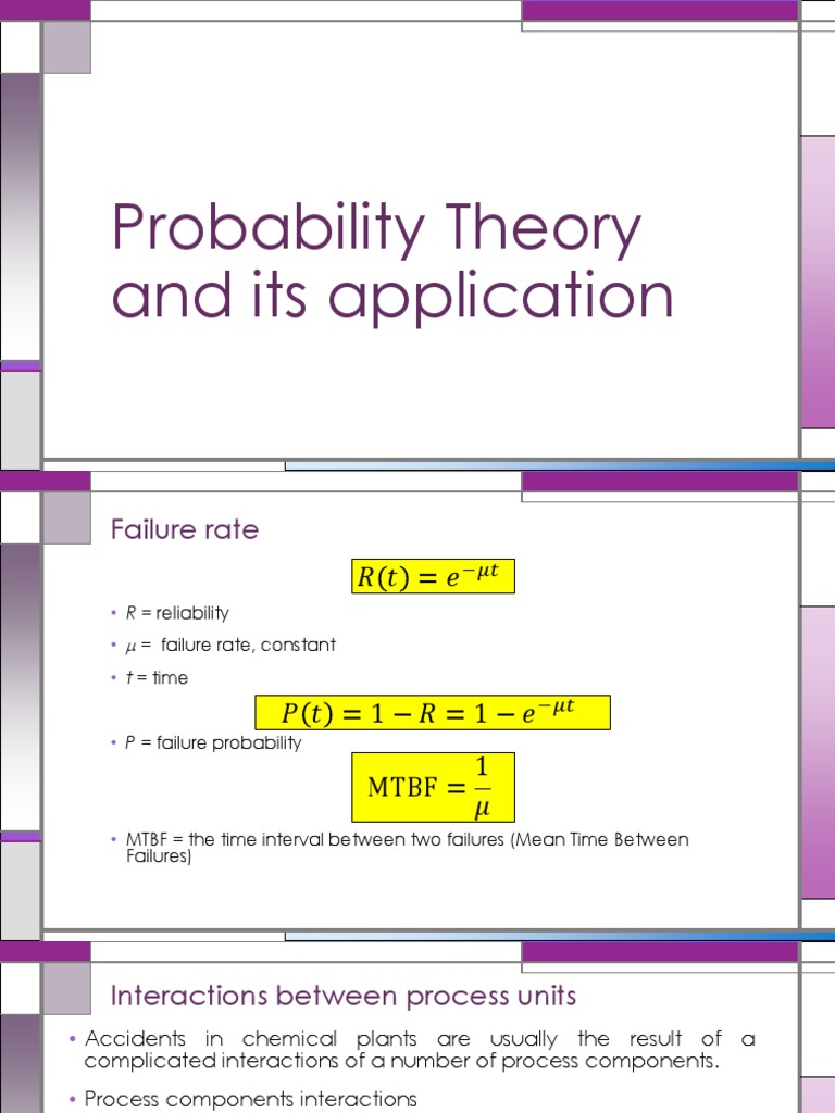 Probability Theory and FTA | PDF | Reliability Engineering | Systems ...