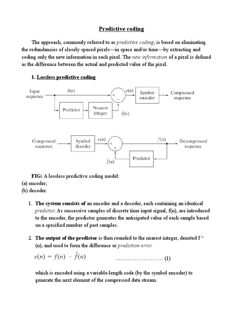 Predictive PDF | PDF | Data Compression | Telecommunications Engineering