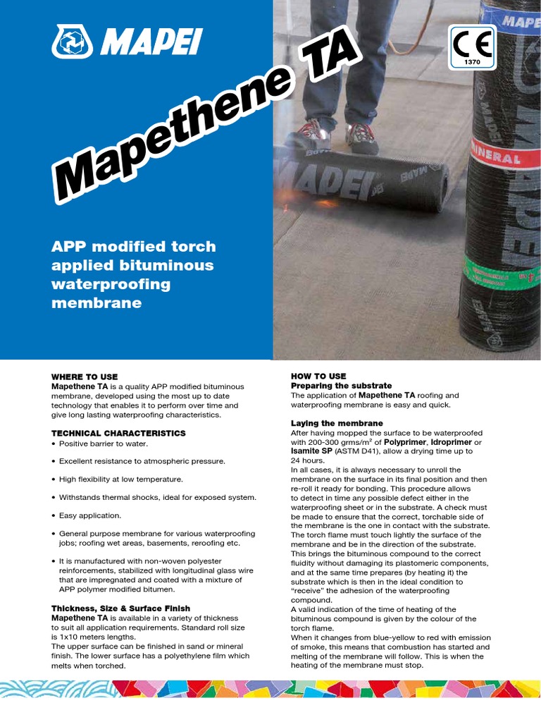 Mapethene Ta GB PDF | PDF | Asphalt | Applied And Interdisciplinary Physics