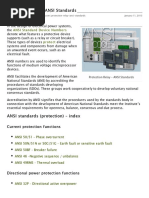 ANSI Electrical Protection Codes List | PDF | Electrical Equipment ...