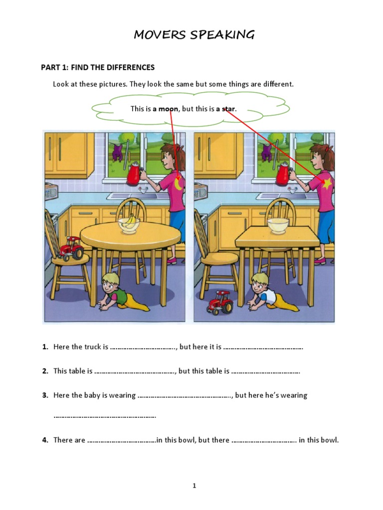 Movers Speaking Part 1 | PDF