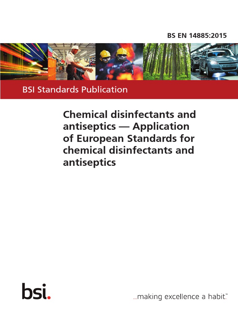 BS en 14885-2015 | PDF | Disinfectant | Bacteria