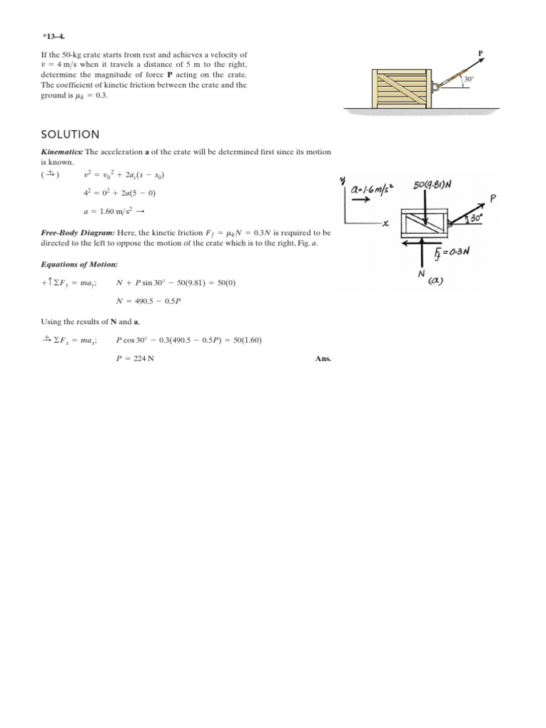 Final Review Solutions | PDF | Potential Energy | Kinematics