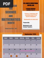 Sci-Math Month Script | PDF
