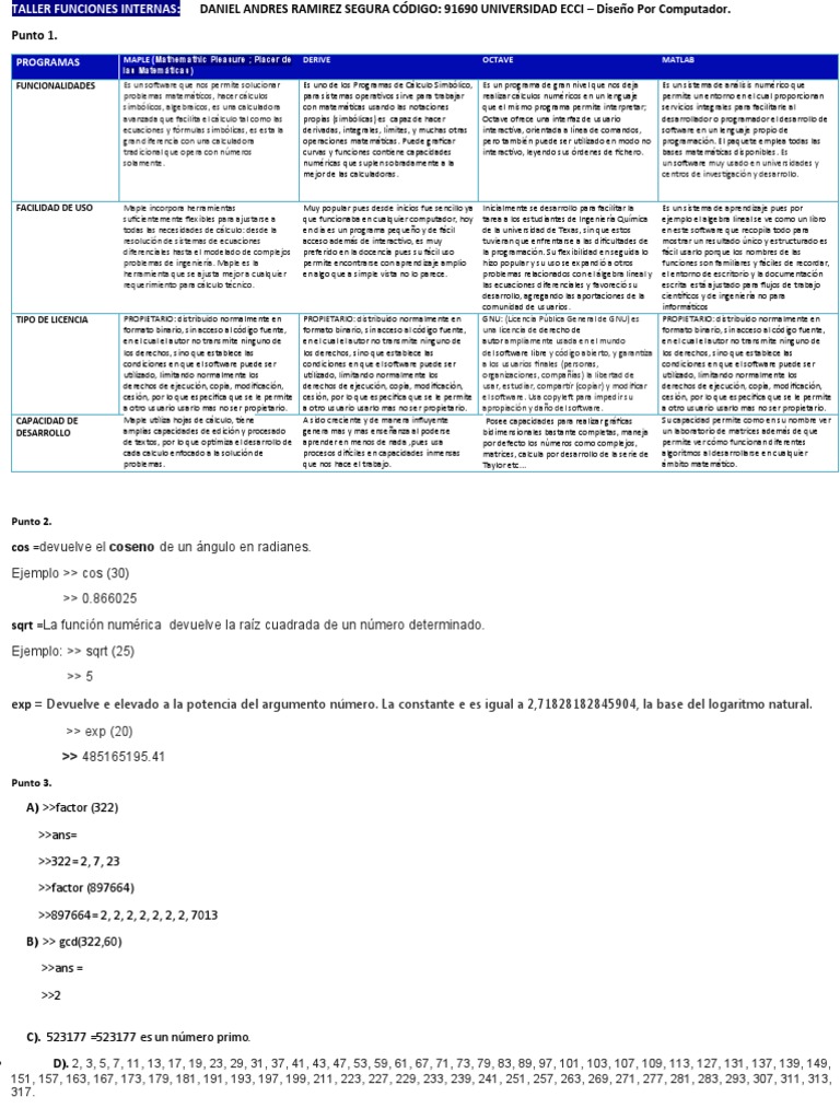 Actividad 2 Matlab | PDF | Software libre | Programa de computadora