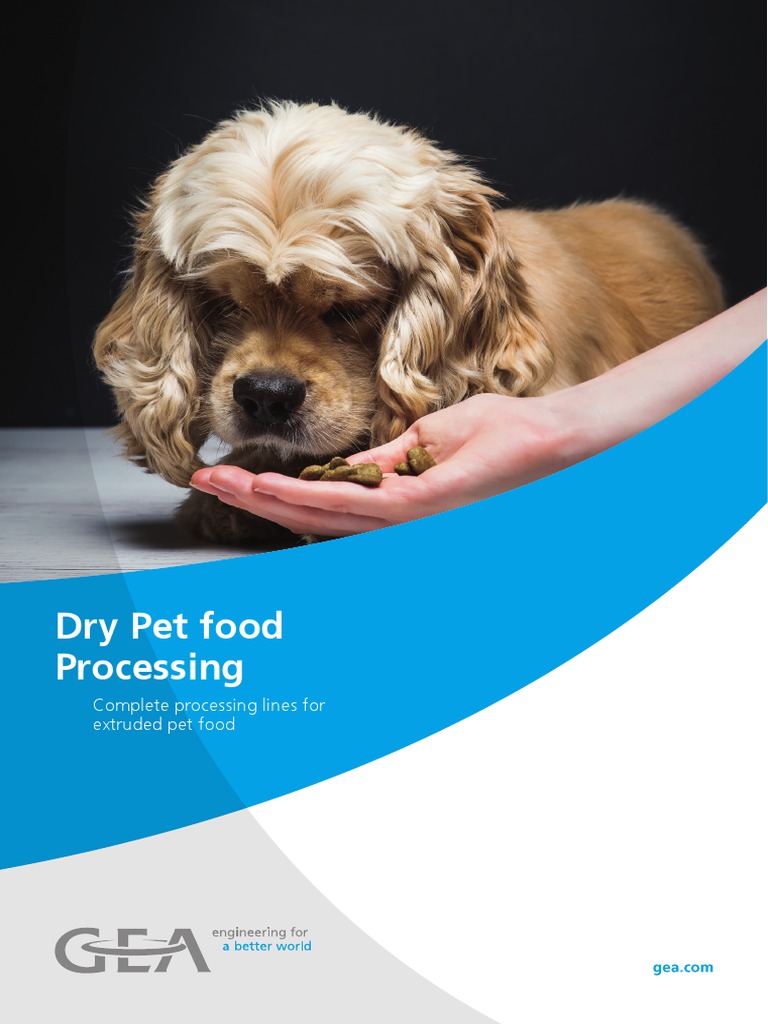 Complete Processing Lines For Extruded Pet Food | PDF | Extrusion | Dog ...