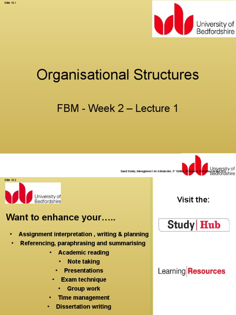 Week 2 - Lecture 1 - Organisation Structure | PDF | Business