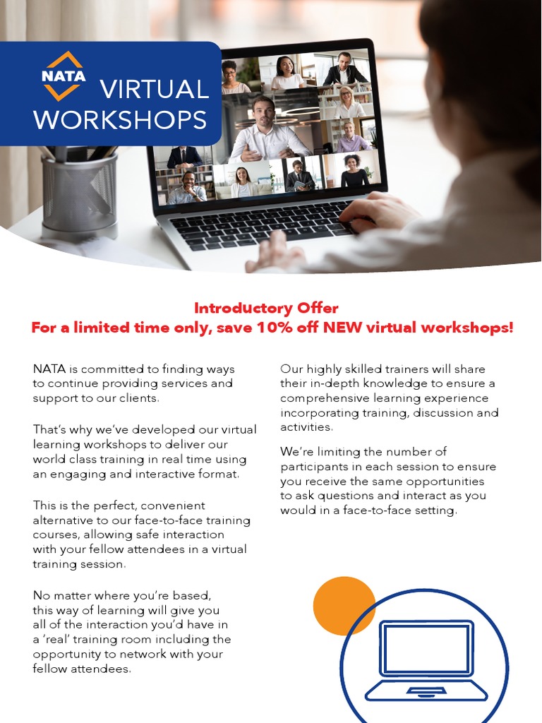 NATA Virtual Training Workshop | PDF | Quality Management | Learning