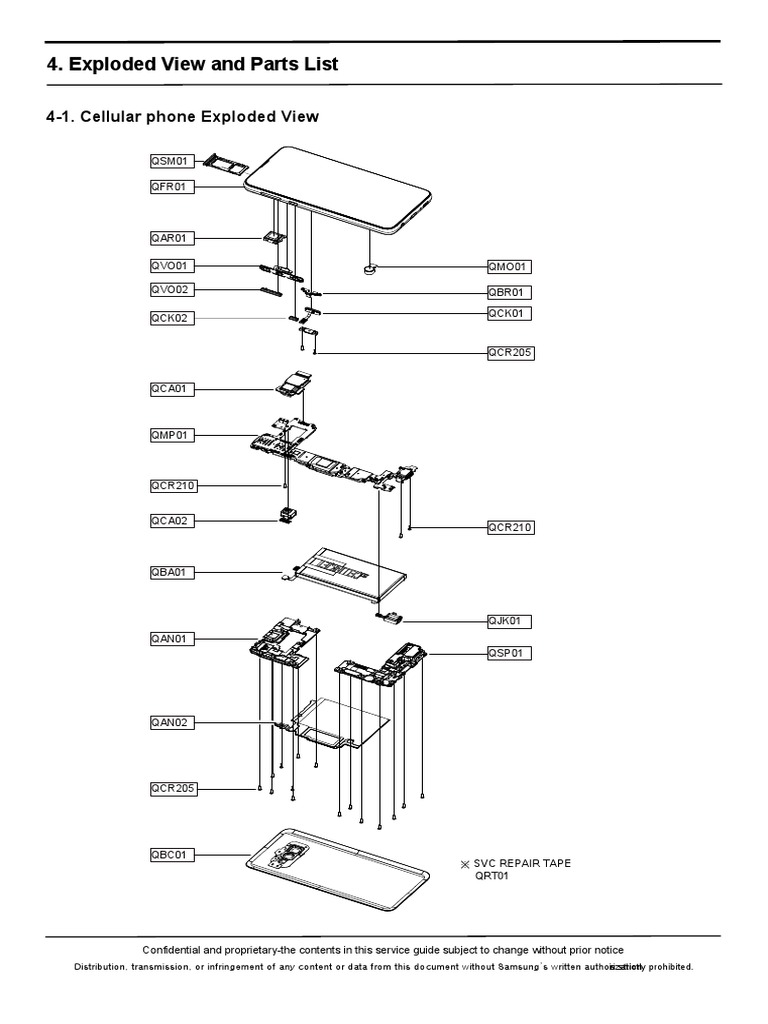 Exploded View and Parts List | PDF