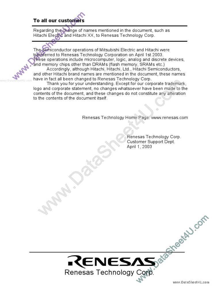 Hitachi PDF | PDF | Cache (Computing) | Integrated Circuit