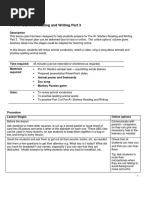 Lesson Plan Family and Friends 3 U5P6 | PDF | Vocabulary | Reading ...