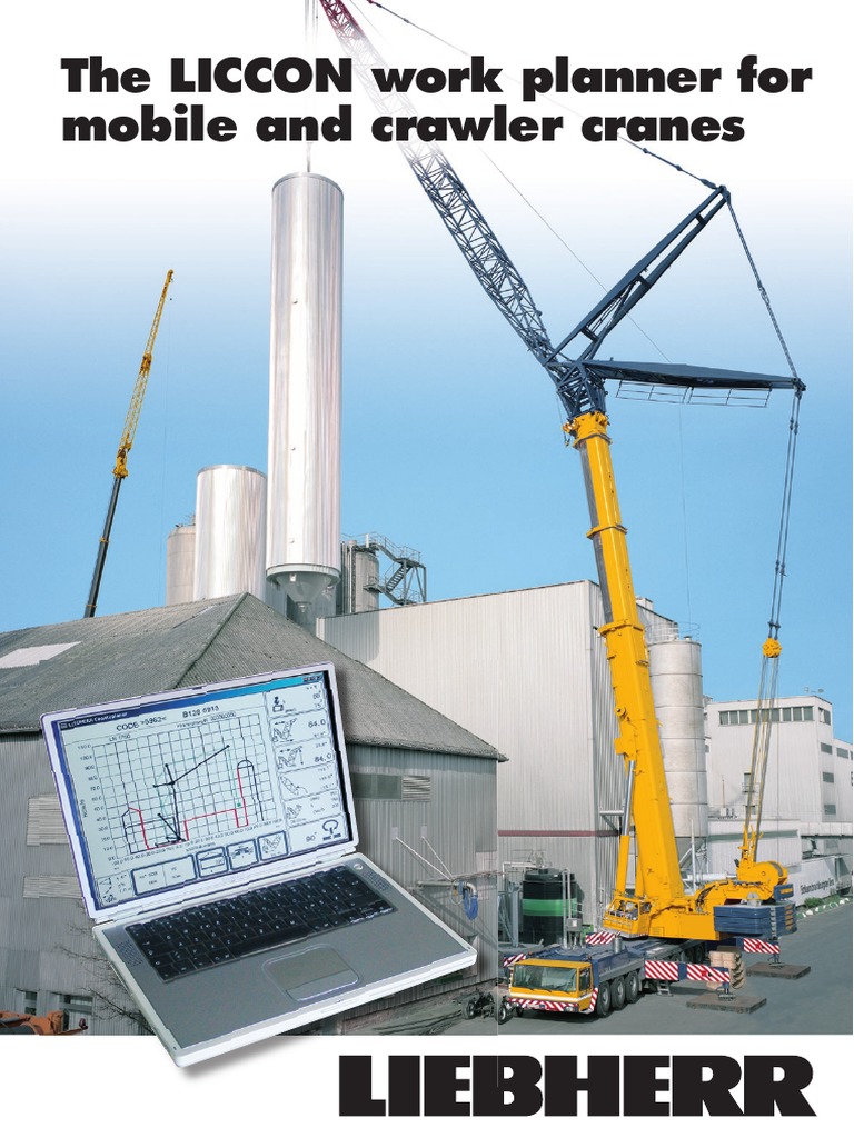 LICCON Einsatzplaner - E | PDF | Contour Line | Crane (Machine)
