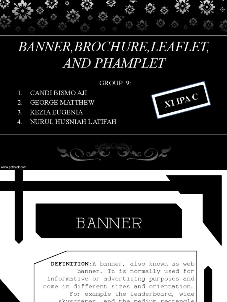 Banner, Brochure, Leaflet, and Phamplet | PDF | Propaganda ...