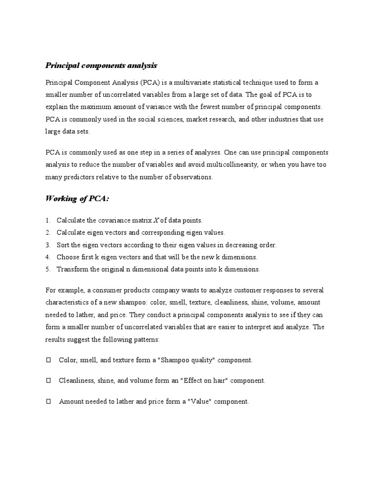 Understanding Principal Component Analysis | PDF | Principal Component ...
