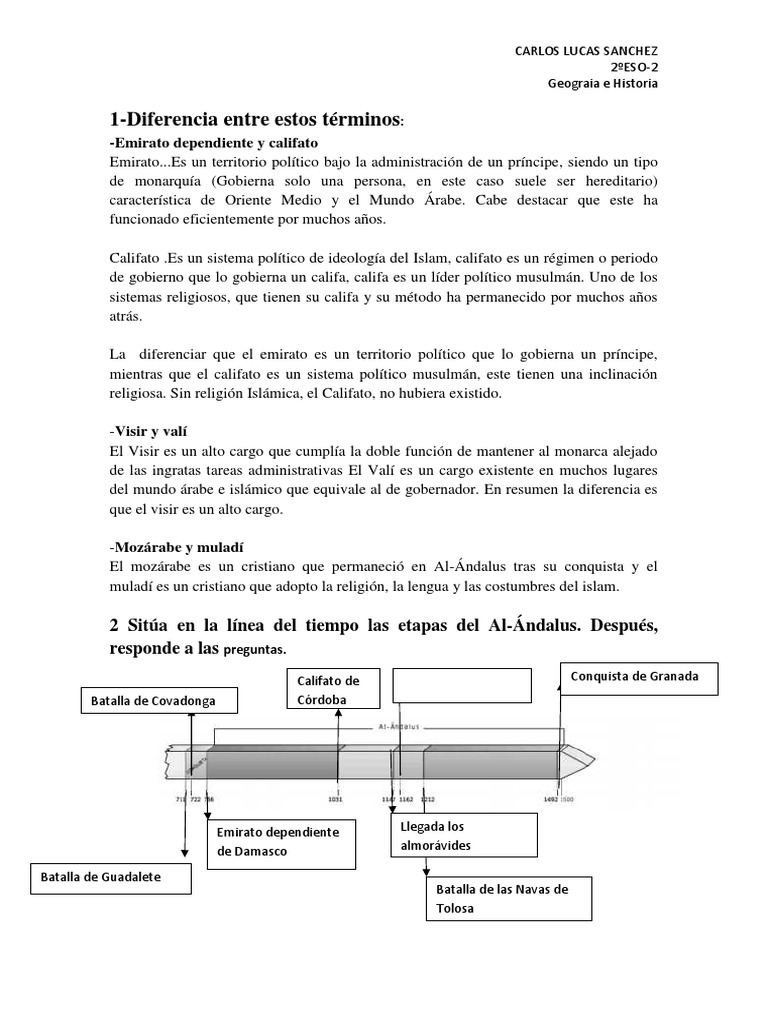 Trabajo Al Andalus Pdf Al Andalus Religión Y Creencia