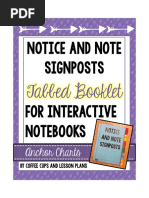 Six Reading Signposts | PDF | Insight | Reading Comprehension