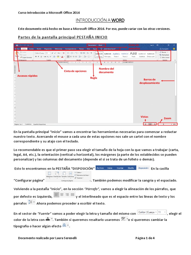 Resumen Básico y Rápido Del Programa Microsoft Word | PDF | Microsoft ...