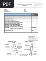 Checklist Pre Uso Escaleras | PDF