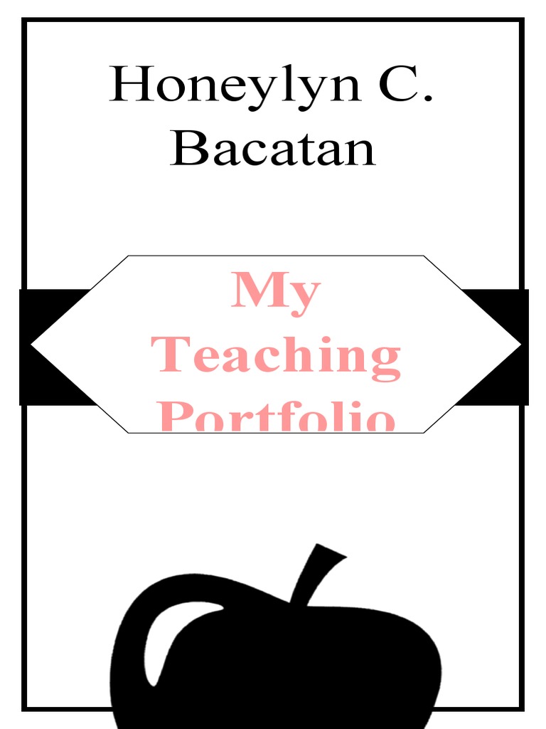 My Teaching Portfolio Pdf Lesson Plan Teachers