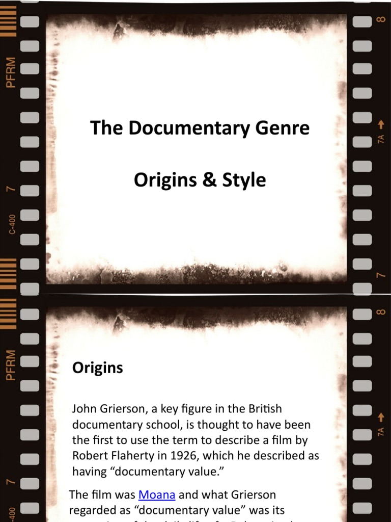 Types and Styles of Documentaries | PDF | Documentary Film ...
