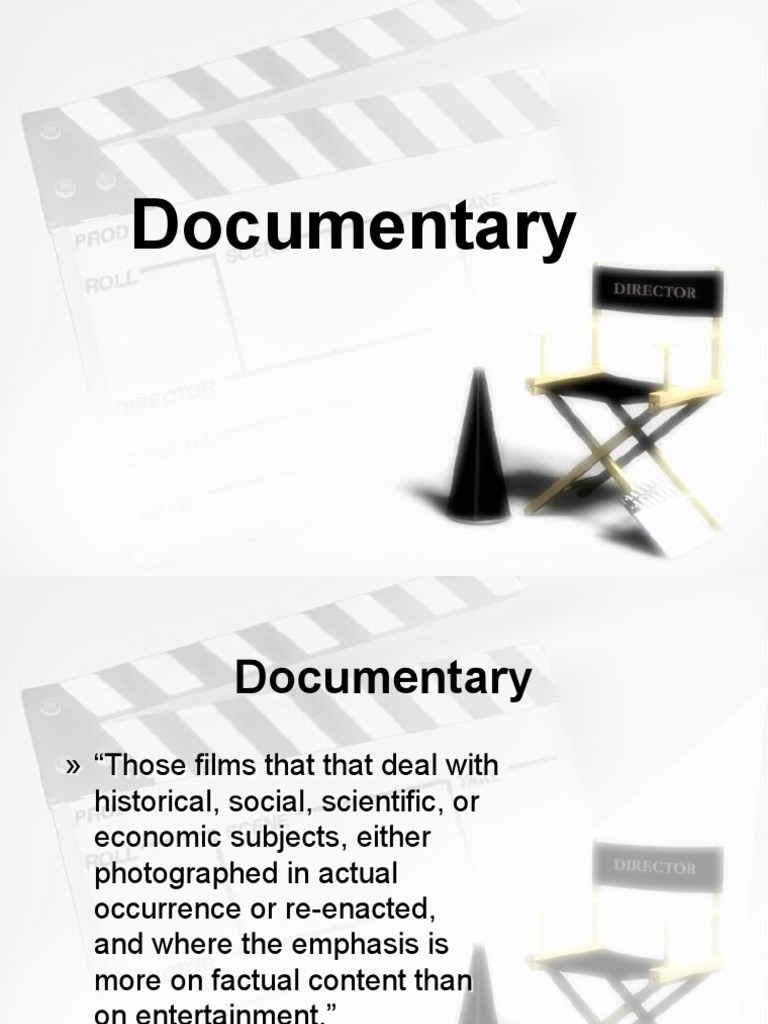 Documentary | PDF | Documentary Film | Filmmaking