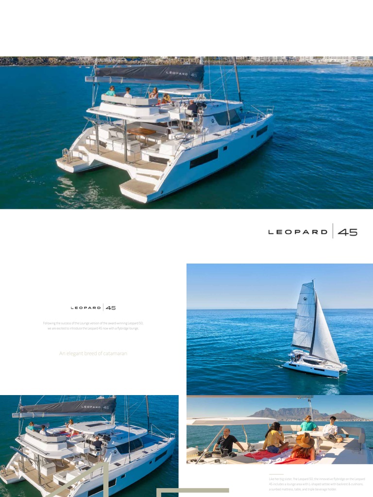 2020 Leopard 45 Brochure 0120 Web PDF | PDF | Watercraft | Ships