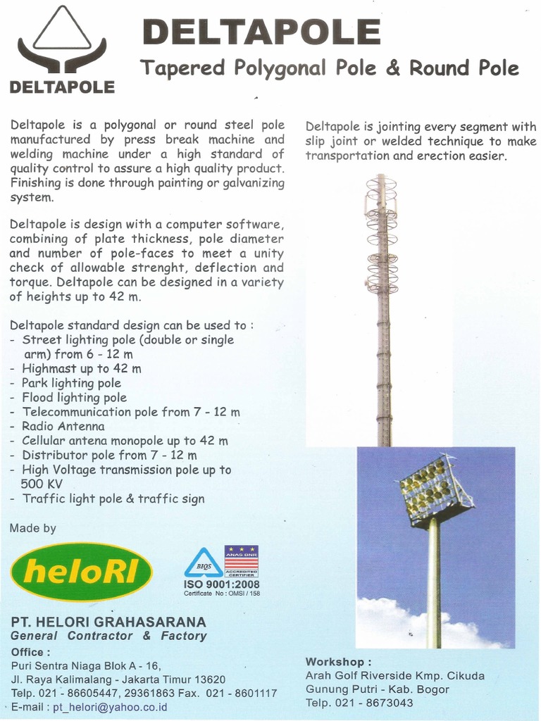 Tower Monopole (Tiang Monopole) | PDF