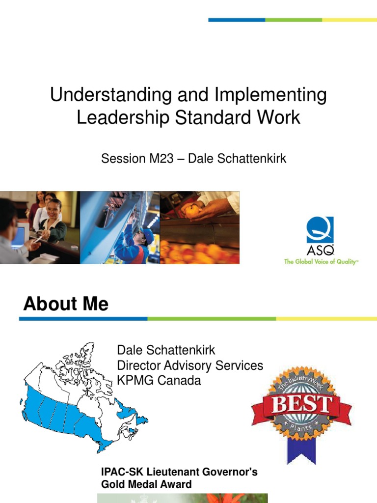 Understanding and Implementing Leadership Standard Work | PDF ...