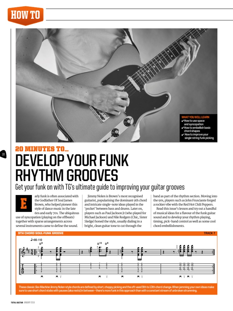 Develop Your Funk Rhythm Grooves: Get Your Funk On With TG's Ultimate ...