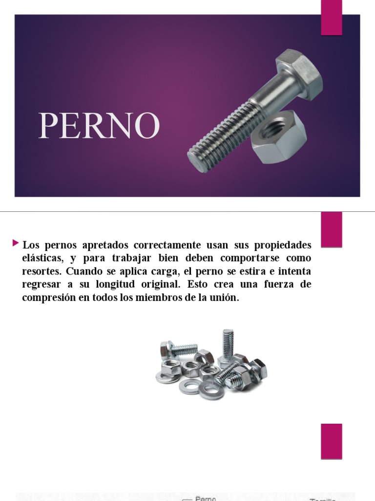 Perno y Tuerca | PDF