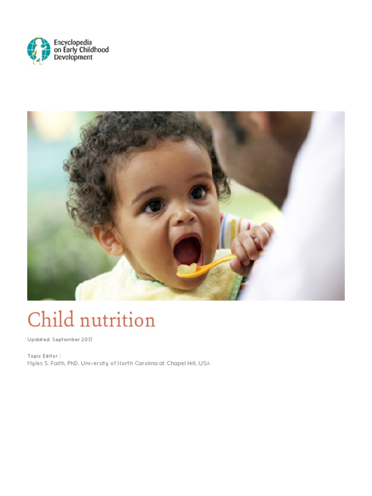 Child Nutrition PDF | PDF | Eating | Attachment Theory