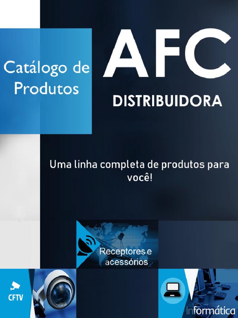 Catalogo Oficial Afc Distribuidora PDF | PDF | Wi-Fi | Televisão digital