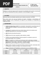 Procedimiento Escrito de Trabajo Seguro (PETS) . | PDF | Informática