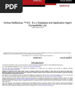 Database and Application Agent Compatibility List - NetBackup (10.0 - 10.x.x) - v10.1.1, 10.1 ...