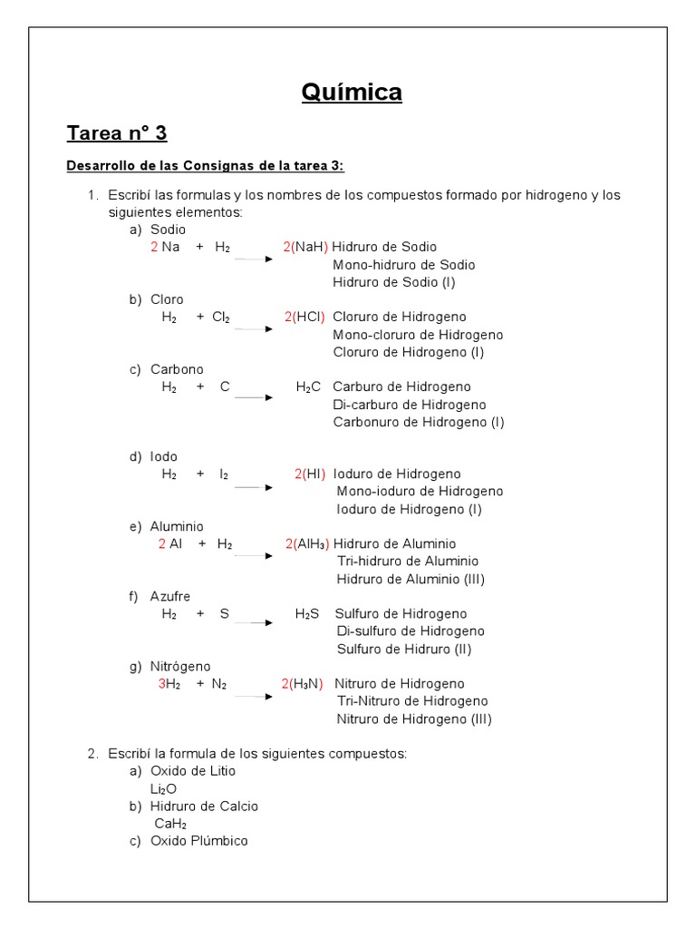 Olarte David Quimica Tarea3 | PDF