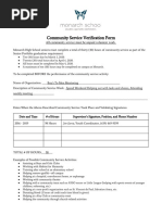 Bright Futures Volunteer Hours Log | PDF | Career & Growth