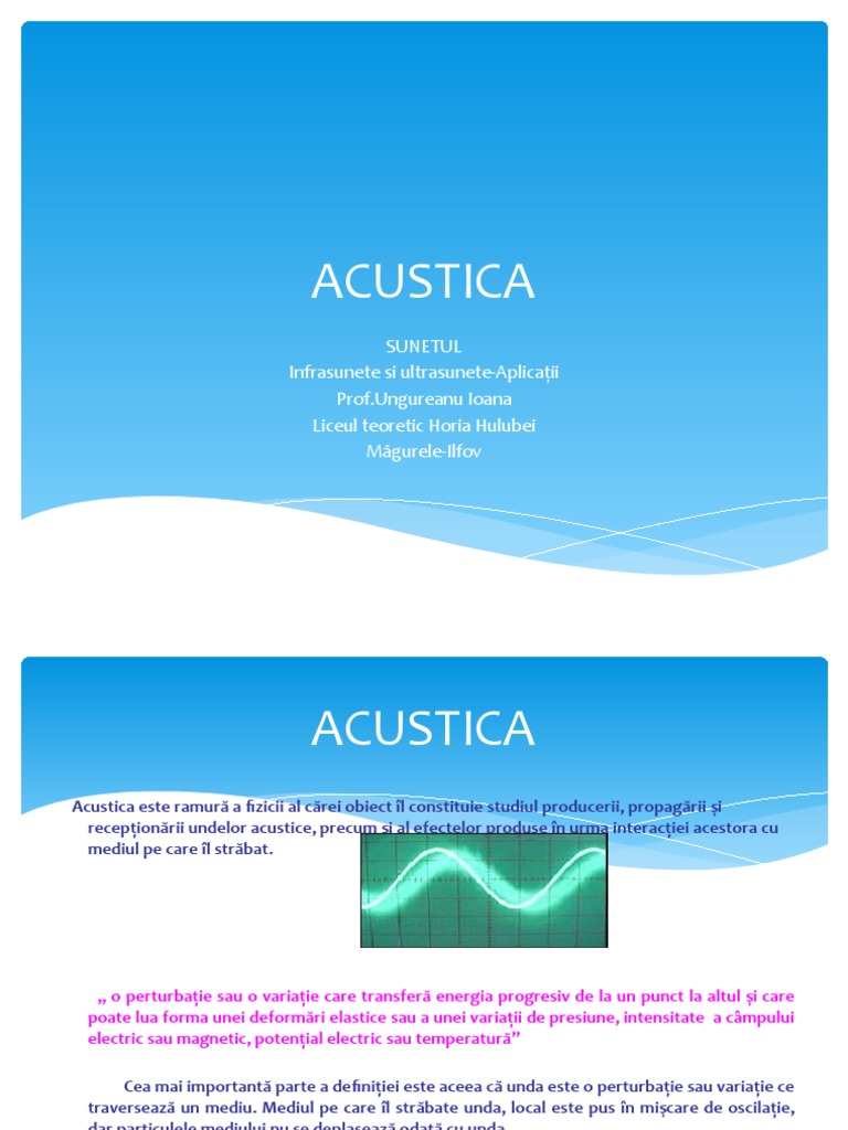 ACUSTICA | PDF