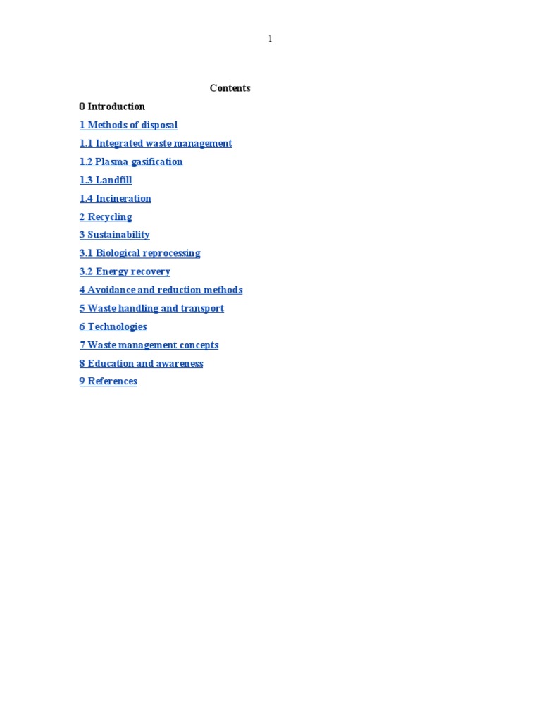 Solid Waste Management Project | PDF | Waste Management | Landfill