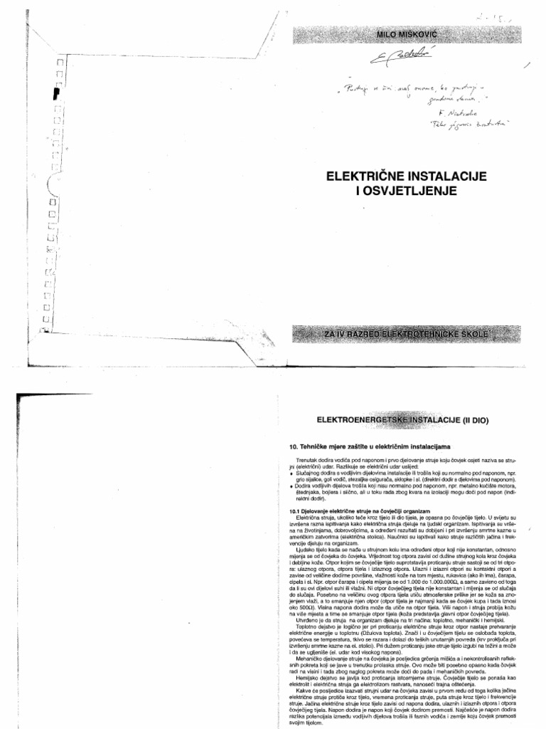 Elektricne Instalacije Osnova PDF | PDF