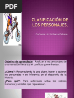 Clasificación de Tipos de Personajes | PDF
