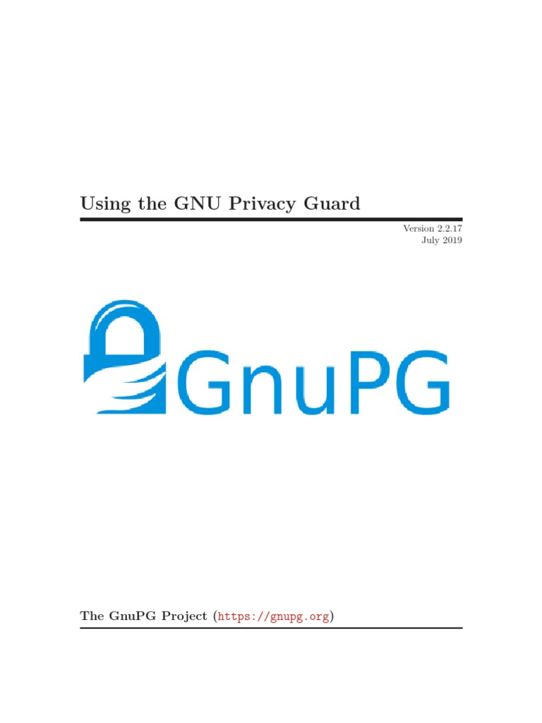 Gnupg PDF | PDF | Computer Security | Security