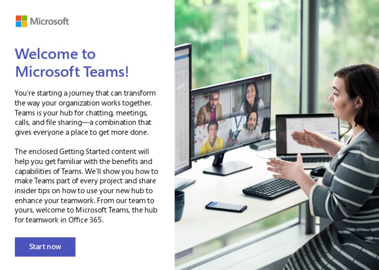 01 Microsoft Teams Welcome Letter | PDF