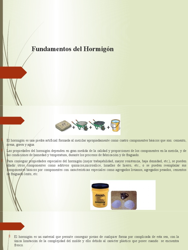 Fundamentos básicos del hormigón: materiales, propiedades y ...