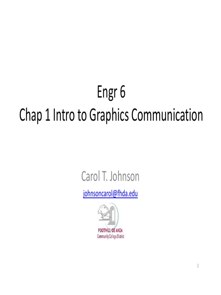 Engr 6 Chap 1 Introduction To Eng Graphics 011017 Slides | PDF ...