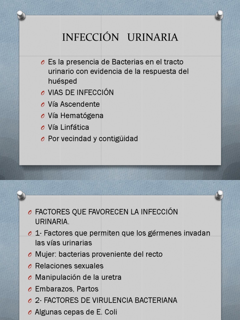 Clasificación y Tratamiento de Infecciones Urinarias | PDF | Infección ...