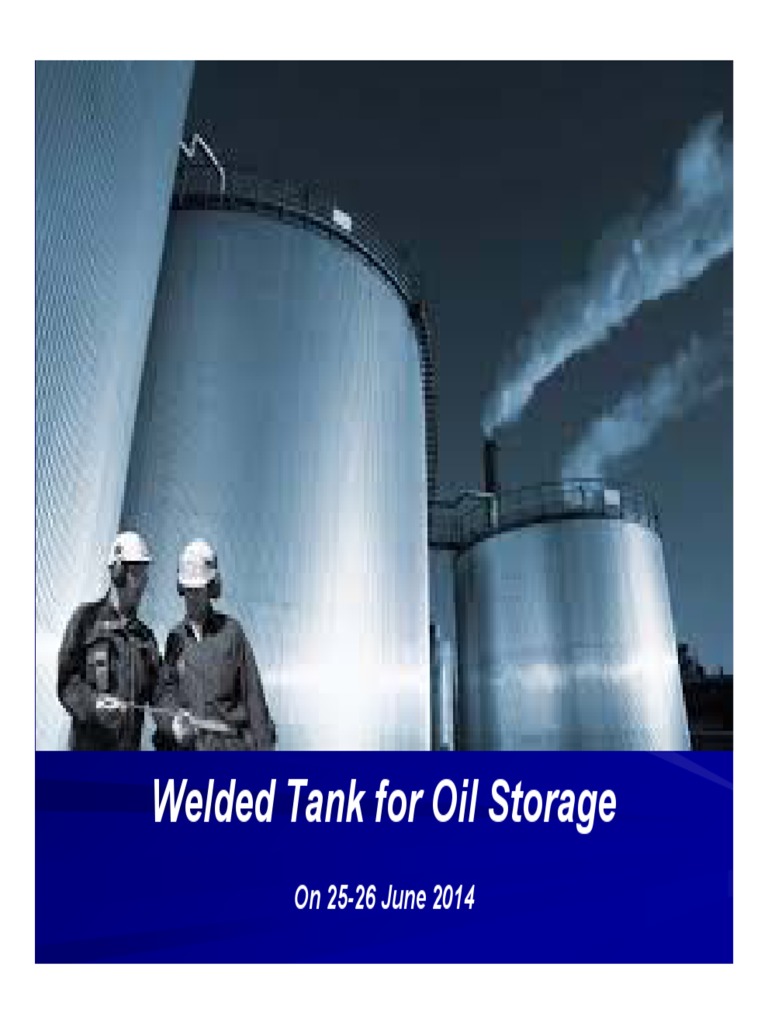 Welded Tank Oil Storage Inspection Standard | PDF | Pipe (Fluid ...