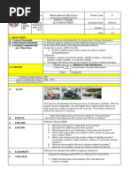 Lesson Plan in Science Grade 9 COT 4 With Indicators | PDF | Projectiles | Acceleration