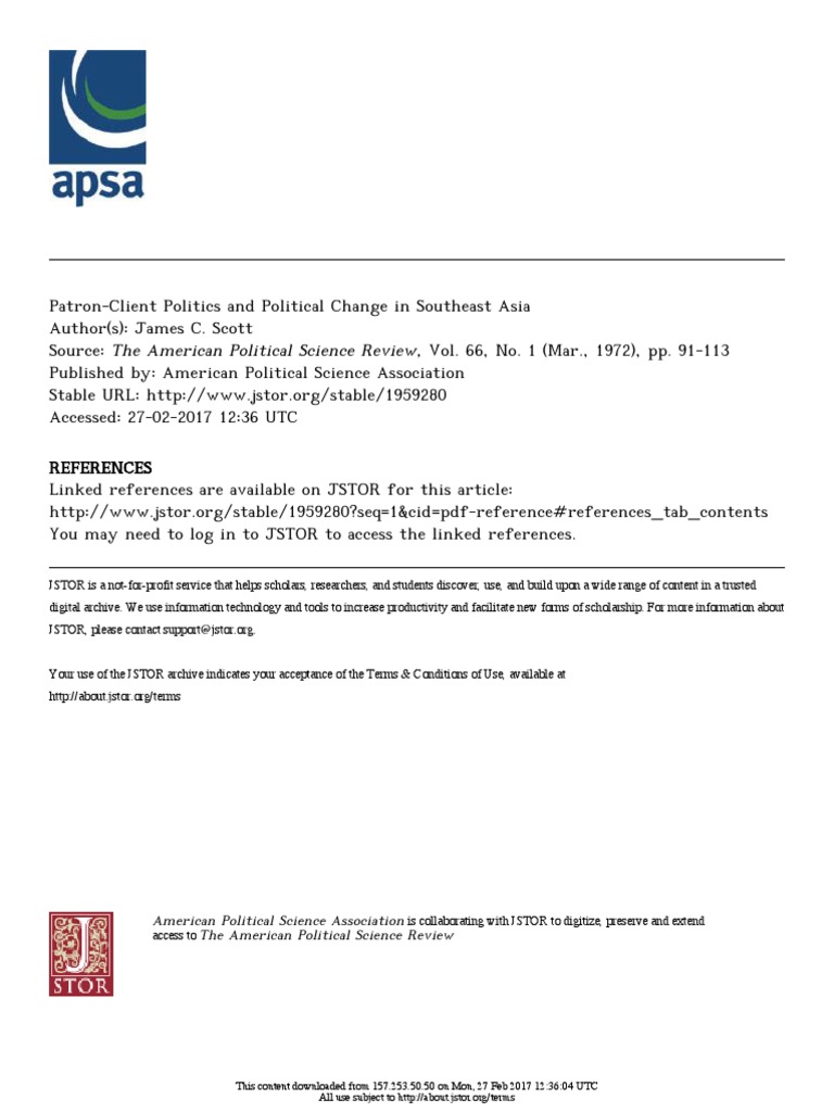American Political Science Association The American Political Science ...