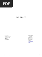 Sap Fico Project Book Material | PDF | Income Statement | Debits And ...